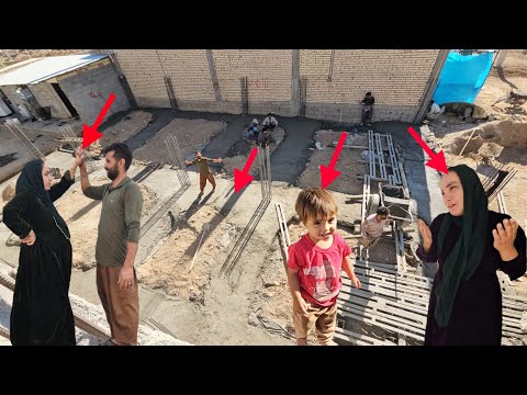 From dream to reality;the start ofthehouse'sconcretepouringand little Nika'sexcitement forhernewhome