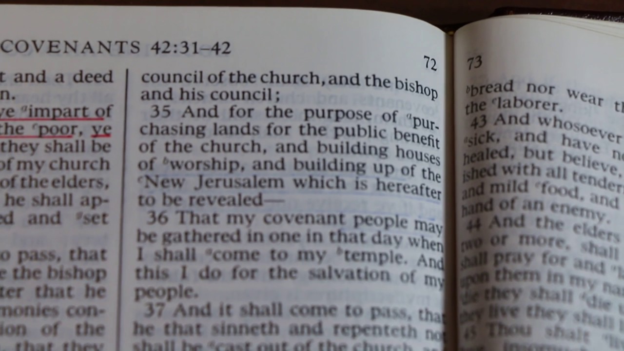 Doctrine and Covenants Lesson 14 - YouTube