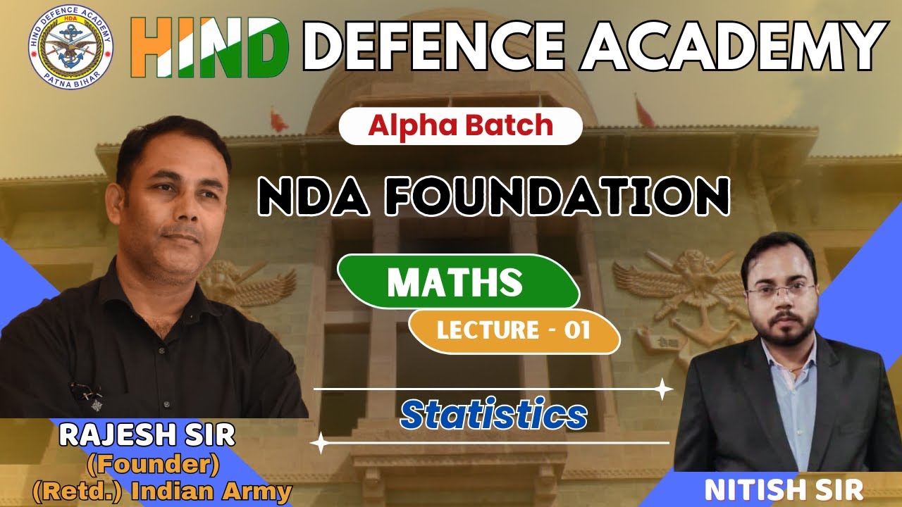 STATISTICS -01 For CLASS 11TH & NDA | Mathematics for NDA | NDA Exams ...