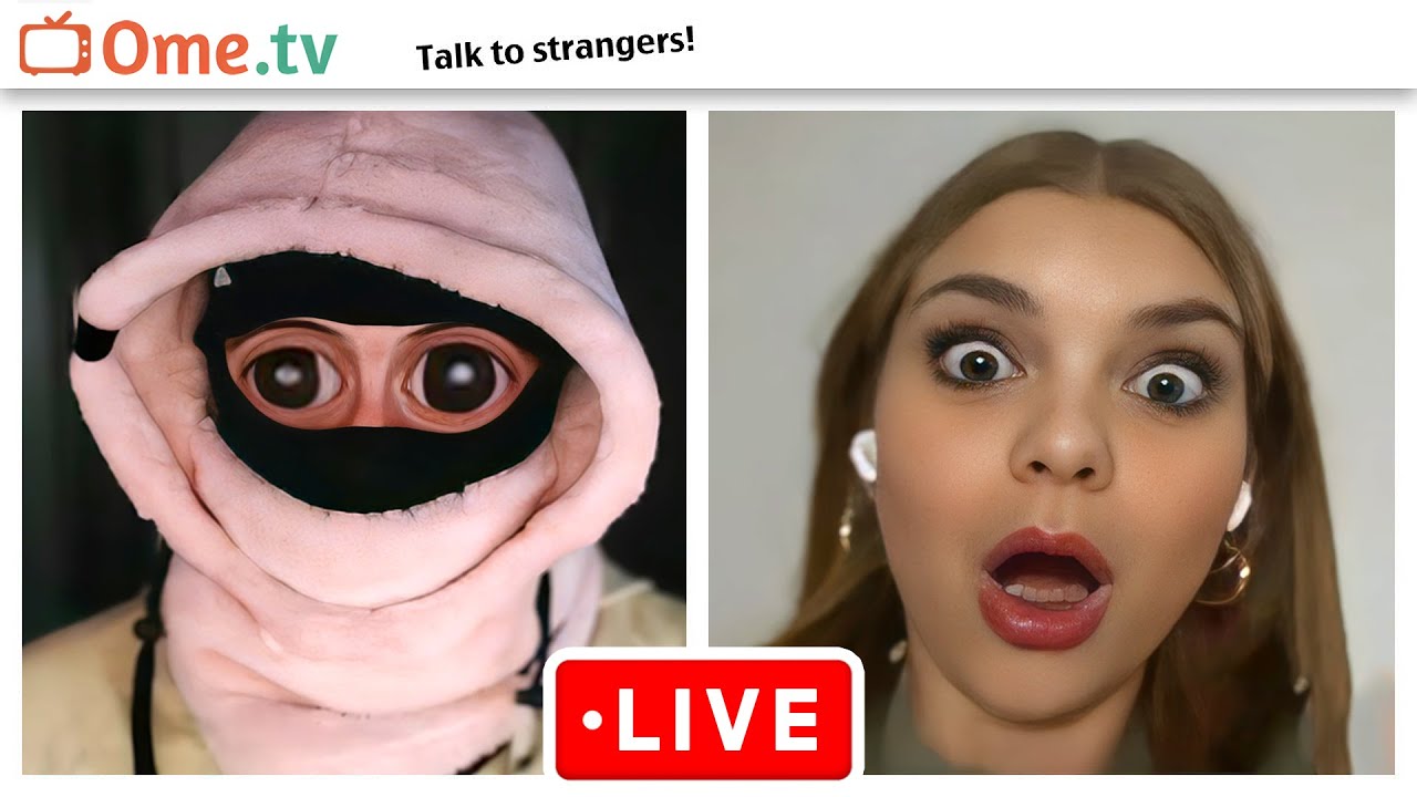 Omegle MASKED TROLLING, LIVE @Hyphonix - YouTube