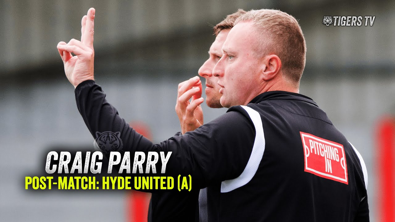 POST-MATCH | Manager Craig Parry on the 3-1 loss to Hyde United - YouTube