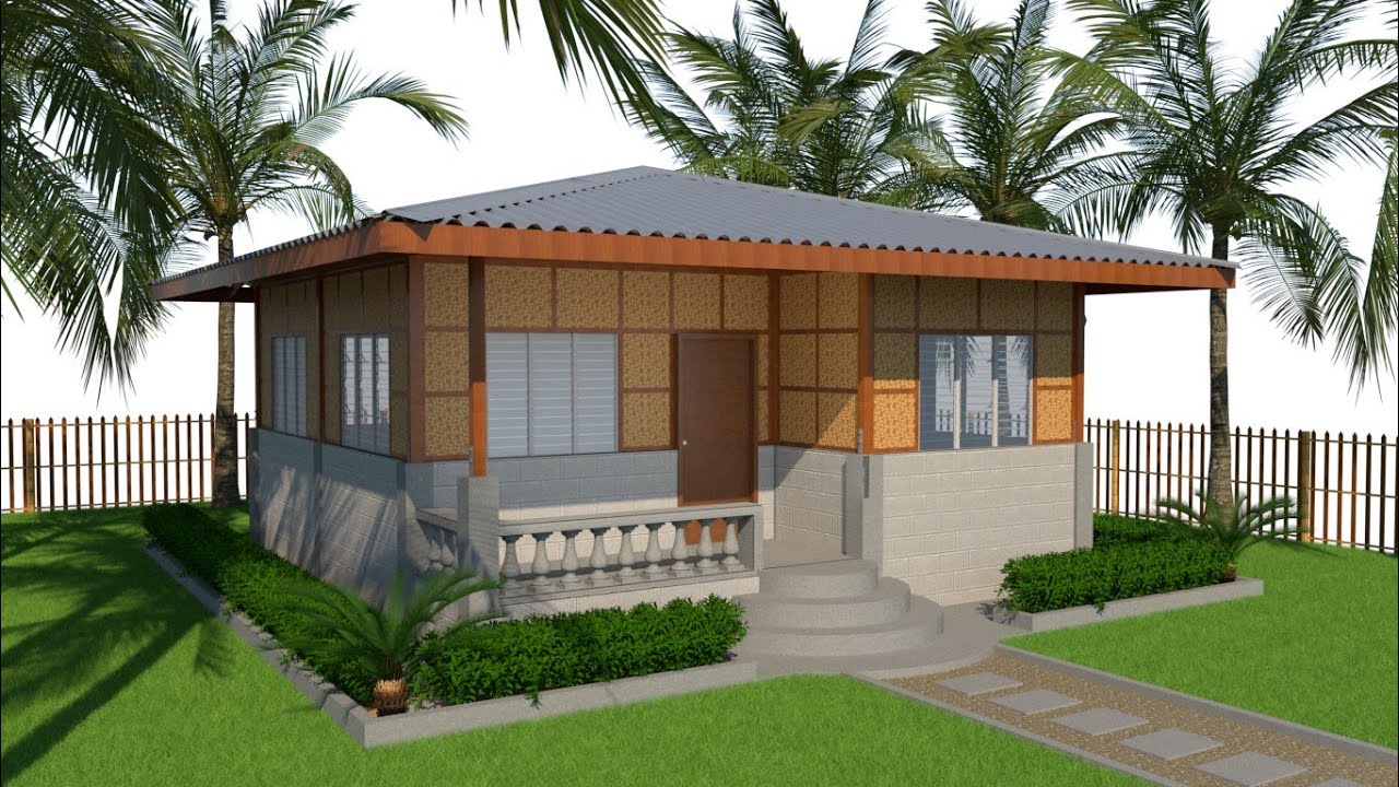 House Design: (7.0mx7.5m) 2 bedroom, 1 t&b, 2 terrace, elevated half ...