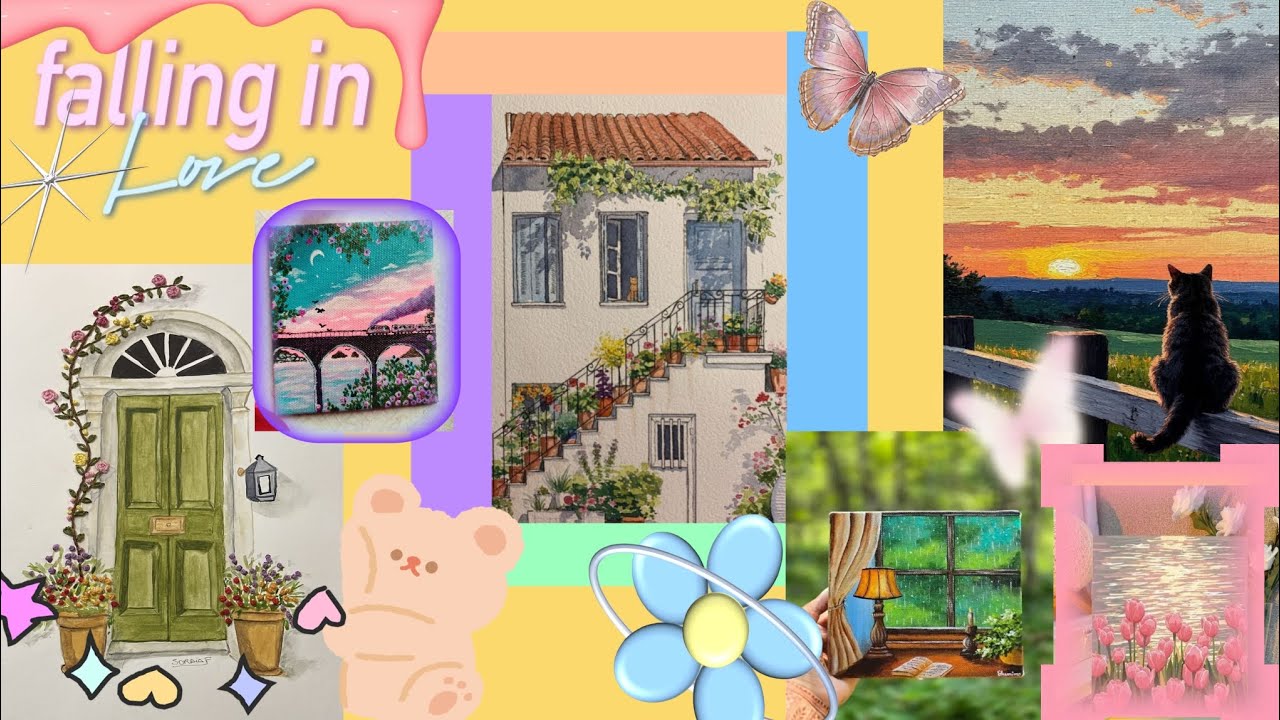 “Cute panting ideas for beginners 💕/Pinterest 🌷 inspiration 😉 - YouTube
