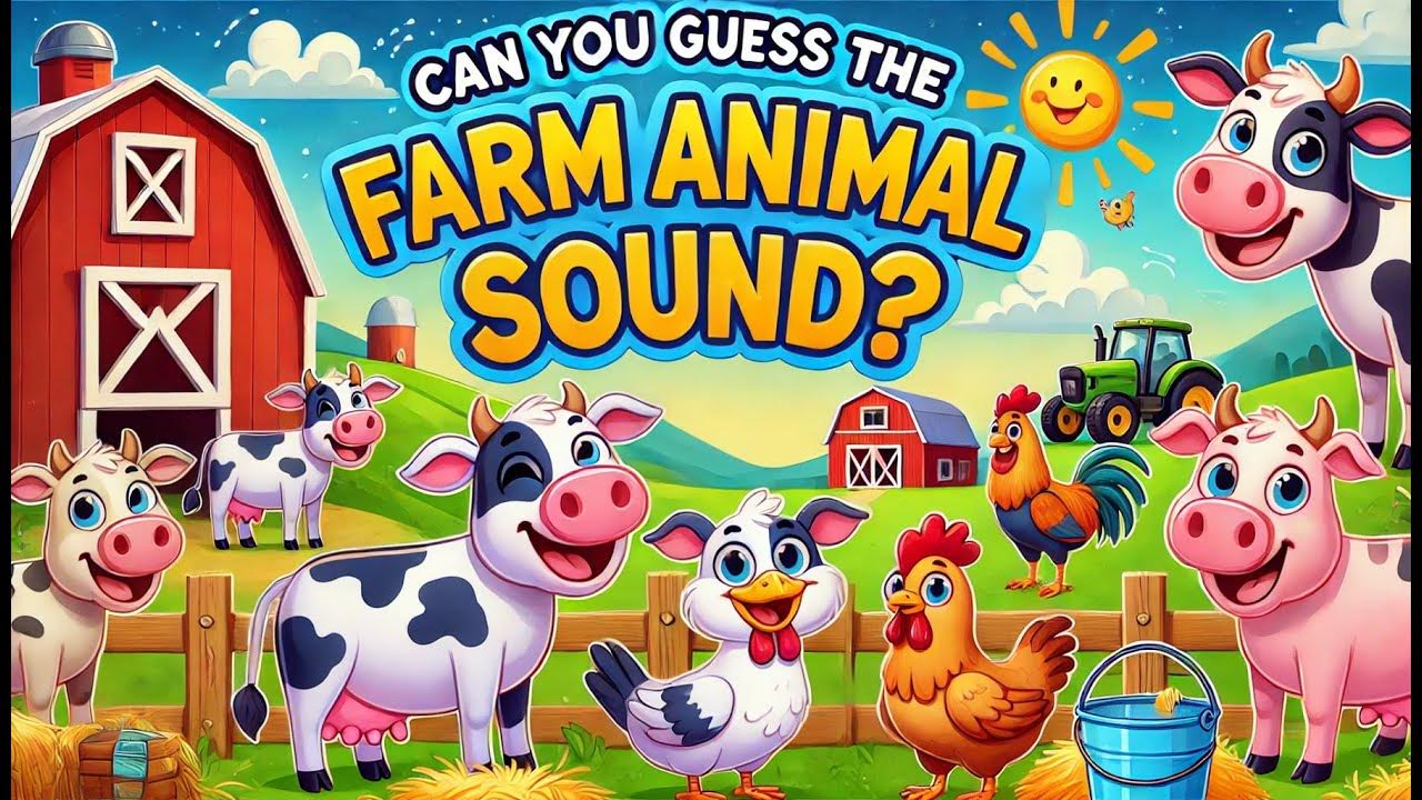 Can You Guess the Farm Animal Sound? 🐄🐓 | Fun and Educational Game for ...