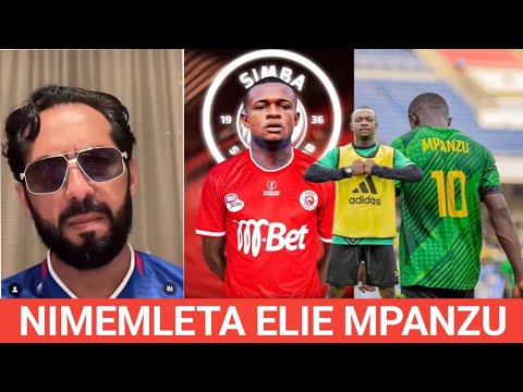 ELIE MPANZU ATUA SIMBA SC MO DEWJI AMTANGAZA INSTA LIVE - YouTube