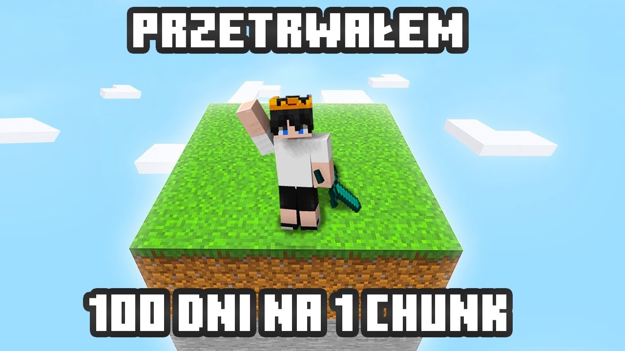 Przeżyłem 100 Dni na 1 Chunku w Minecraft! - YouTube