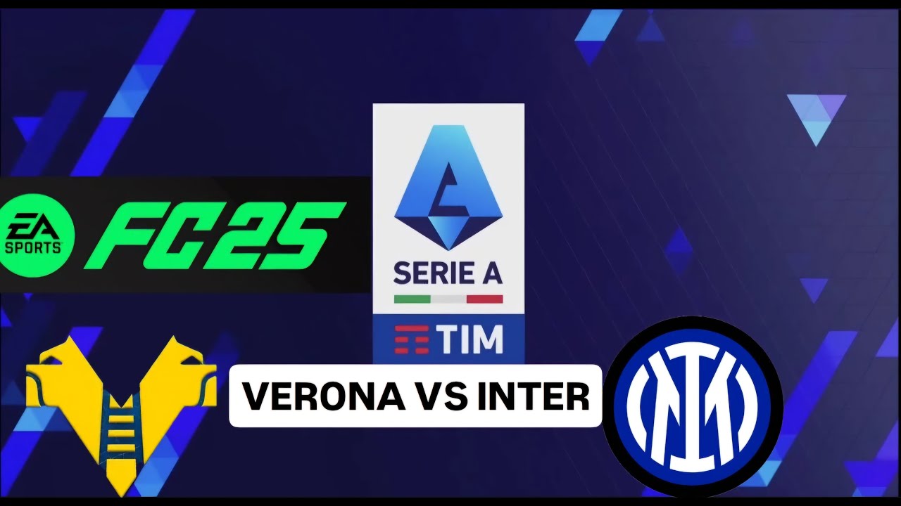 Verona VS Inter! Serie A 2024-25 #24! FC25 ITA! - YouTube