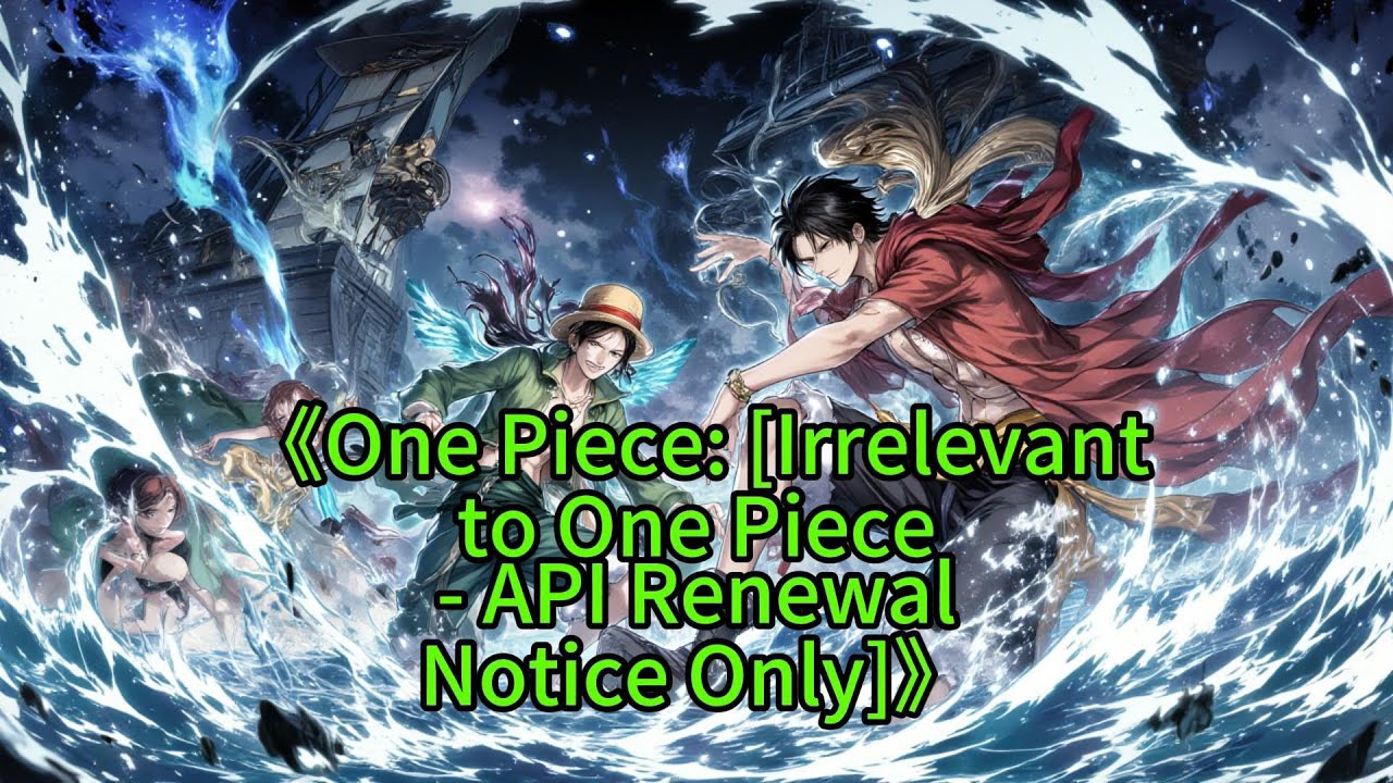 《One Piece: [Irrelevantto One Piece- API RenewalNotice Only]》 - YouTube