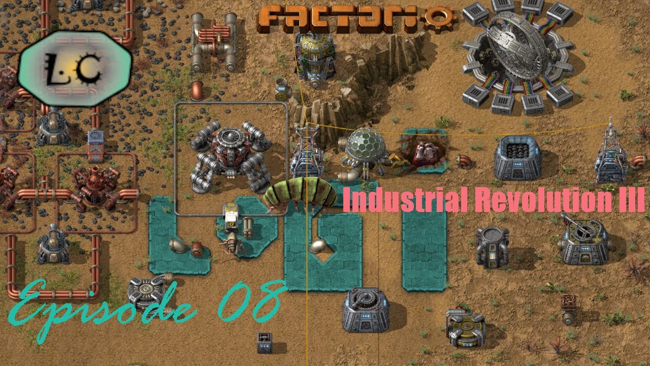 We are under attack, save us please! | Factorio Industrial Revolution 3 ...