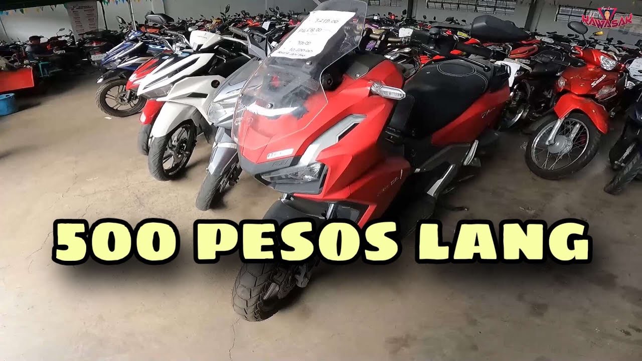500 PESOS MAY MOTOR KANA | Repossessed Motorcycle in Cavite - YouTube
