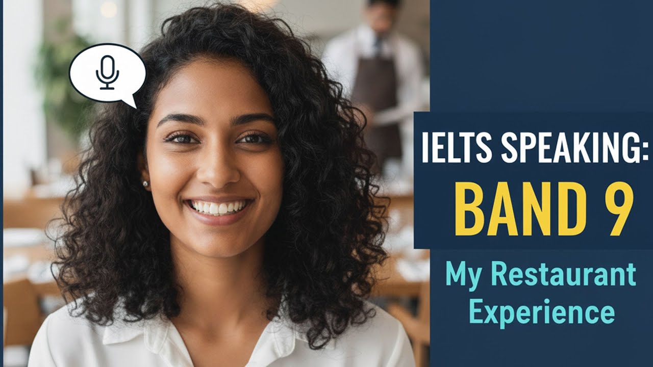 IELTS Speaking Band 9 - Talk about a Restaurant - YouTube