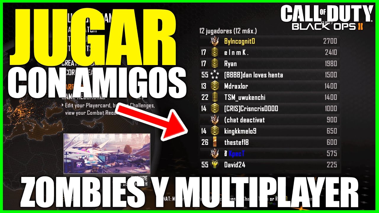 Como JUGAR CON AMIGOS en PLUTONIUM Zombies y Multiplayer | RESOLVER ...