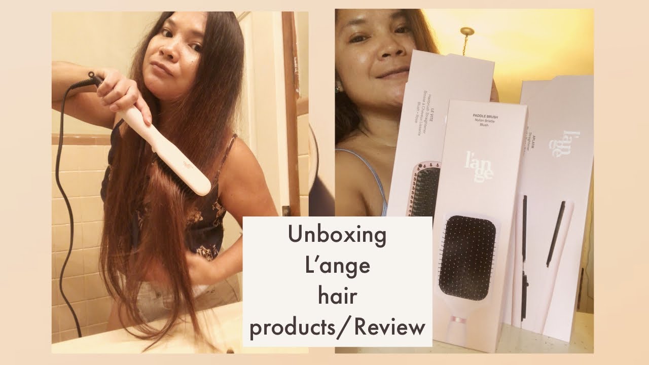 Lange products review/Unboxing L'ange hair products #lange - YouTube