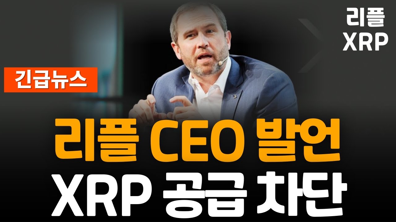 ※긴급속보※ XRP 리플 CEO 발언부터 ETF 가능성까지… 모든 퍼즐이 맞춰졌습니다 - YouTube