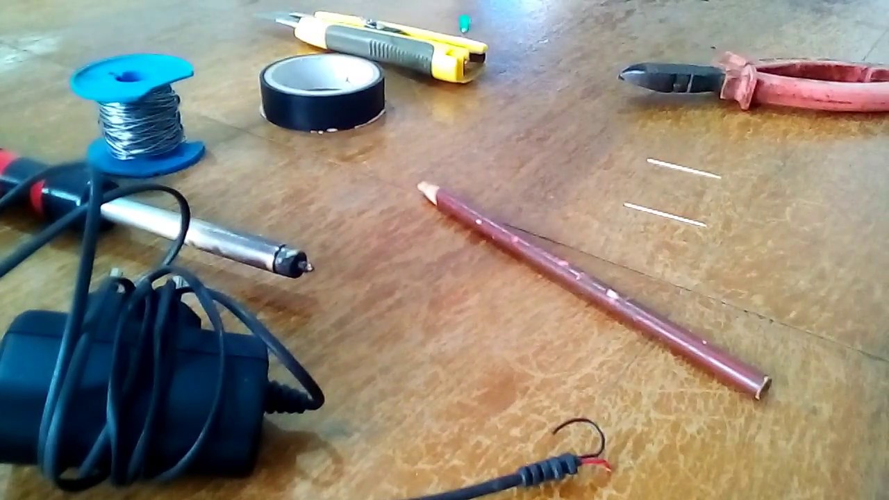 How to make a mini pyrography tool / Kako napraviti pirograf za drvo ...