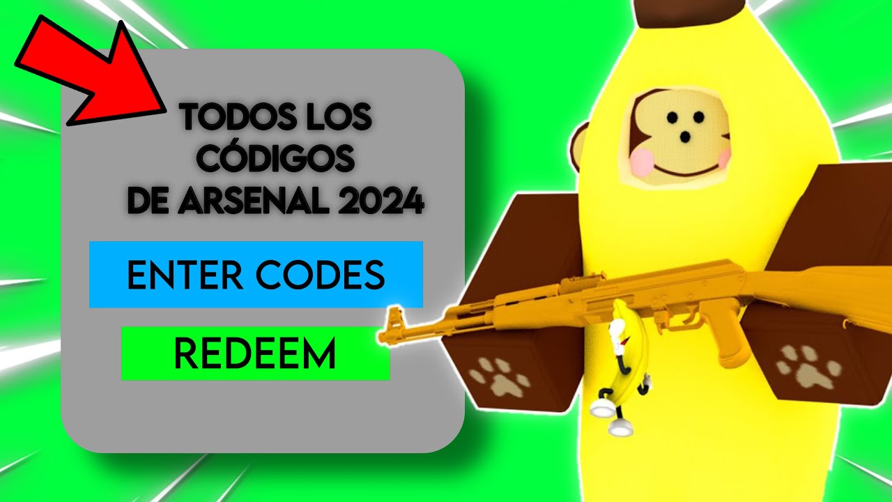 Todos los CODIGOS de ARSENAL ACTIVOS 2024 - Arsenal Roblox - YouTube