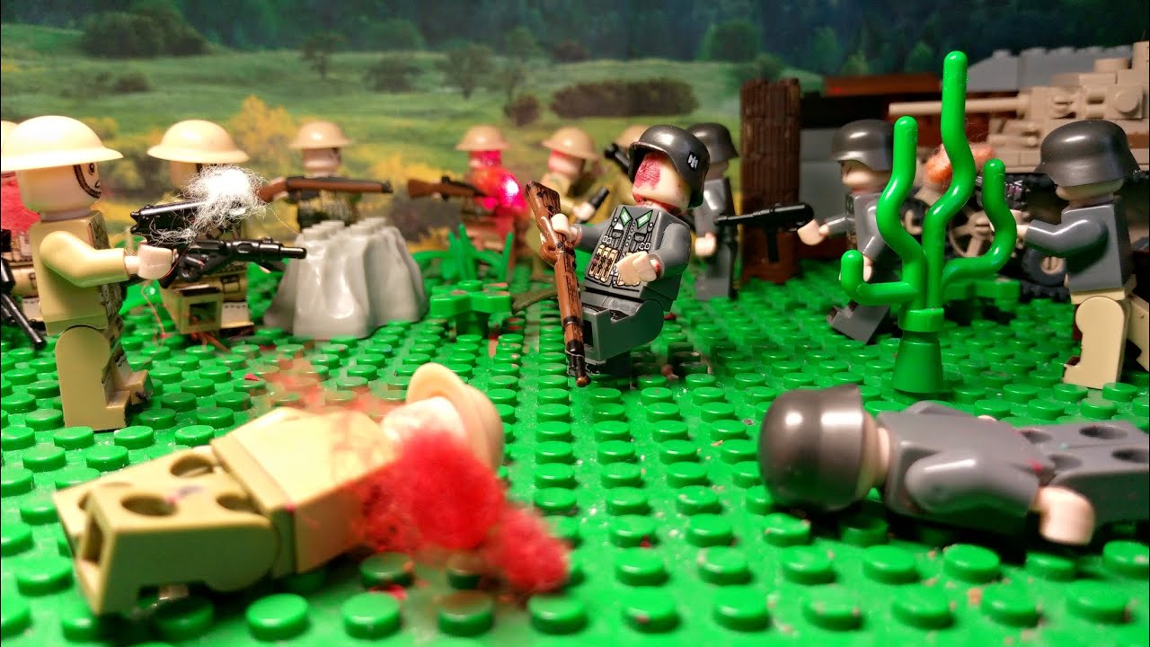 Lego WW2 landing in Normandy D-Day landing place "Gold-Beach" лего ww2 ...