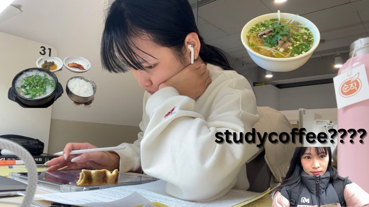 đi studycafe (ăn) cùng mình ^^ - YouTube