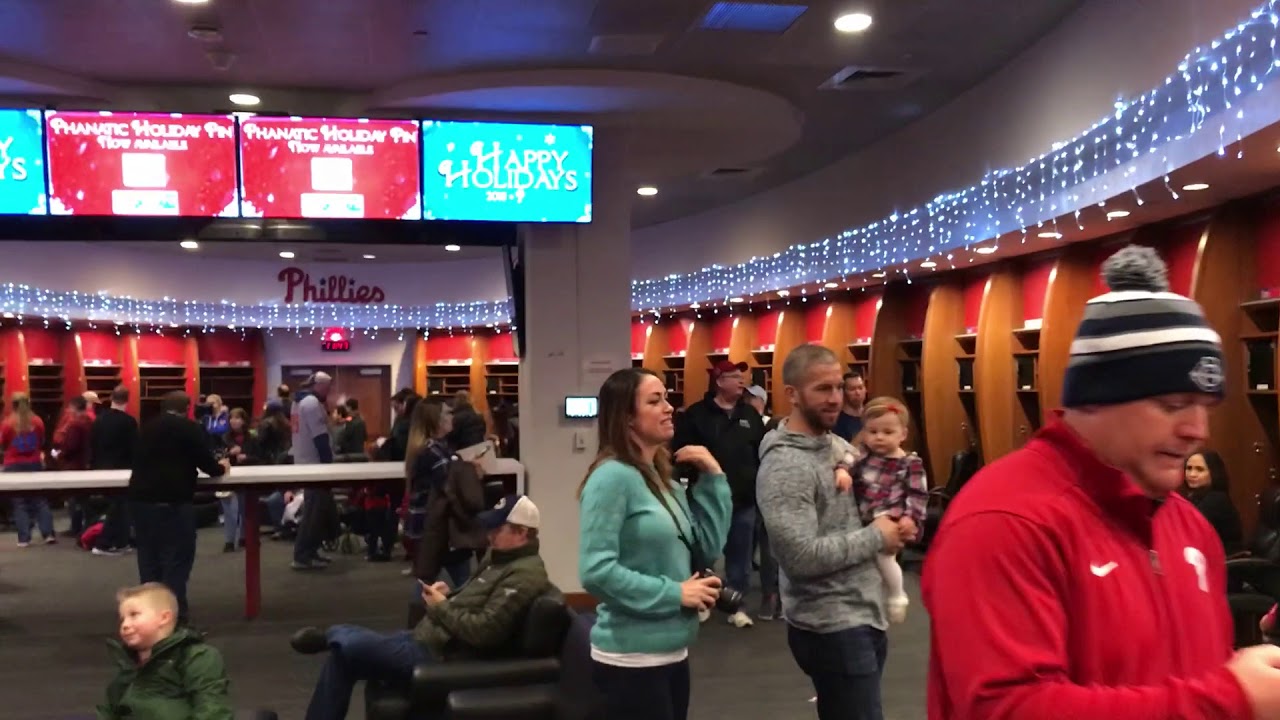 Philadelphia Phillies Clubhouse HD - YouTube