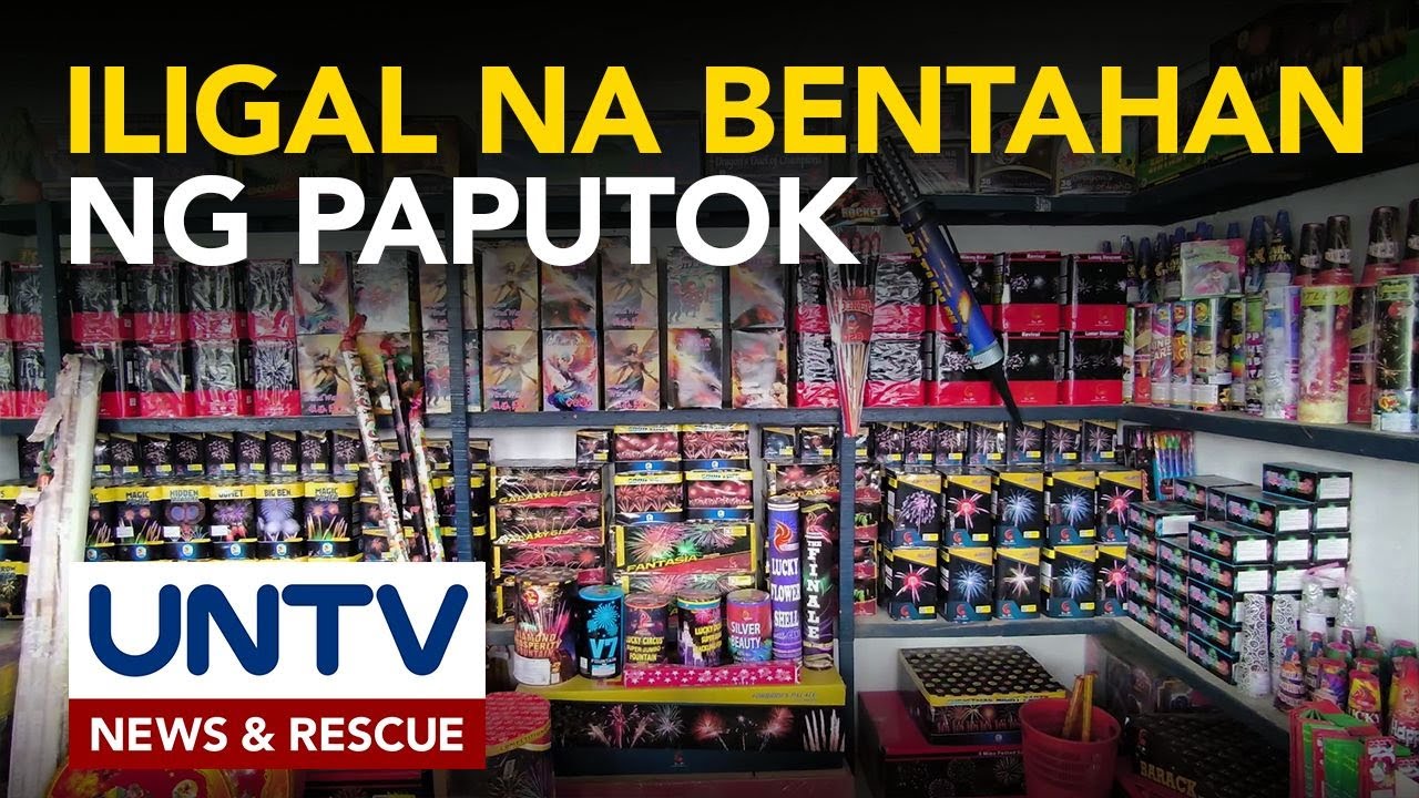 Iligal na bentahan ng paputok, mahigpit na binabantayan ng PNP at ...