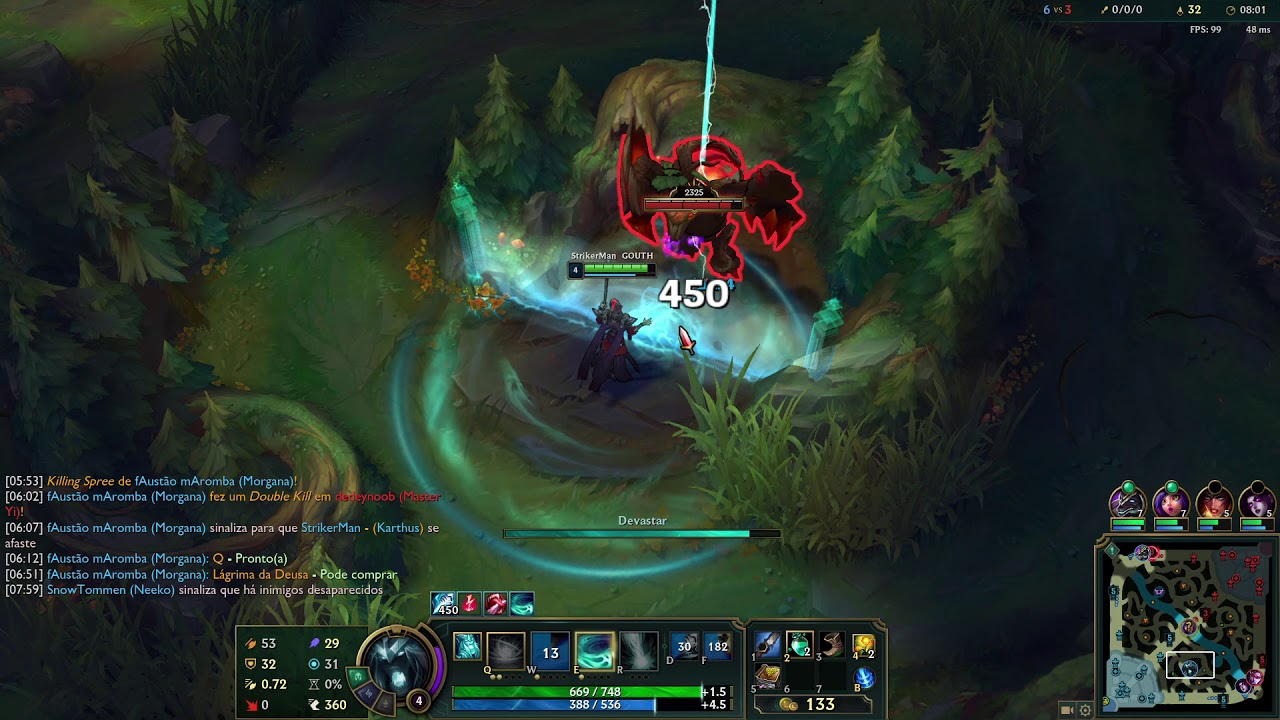 League of Legends jogando com Karthus - YouTube