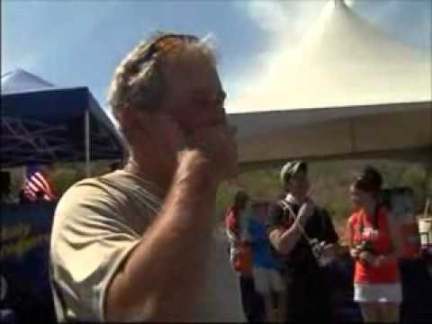 President Bush leads the way at W100 - YouTube