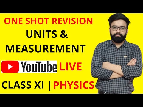 Units and Measurement | One Shot Revision | Class 11 - YouTube