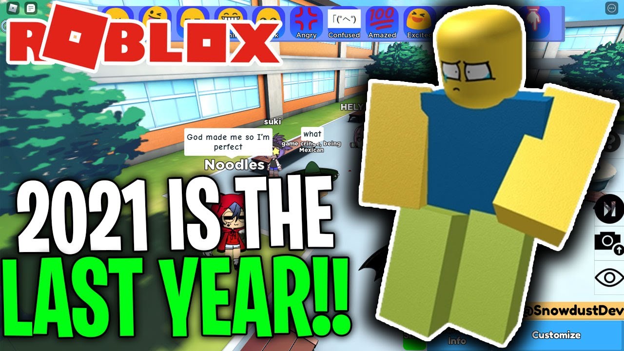 The Creator Of Roblox Says 2021 Is The FINAL YEAR For The Game! - YouTube