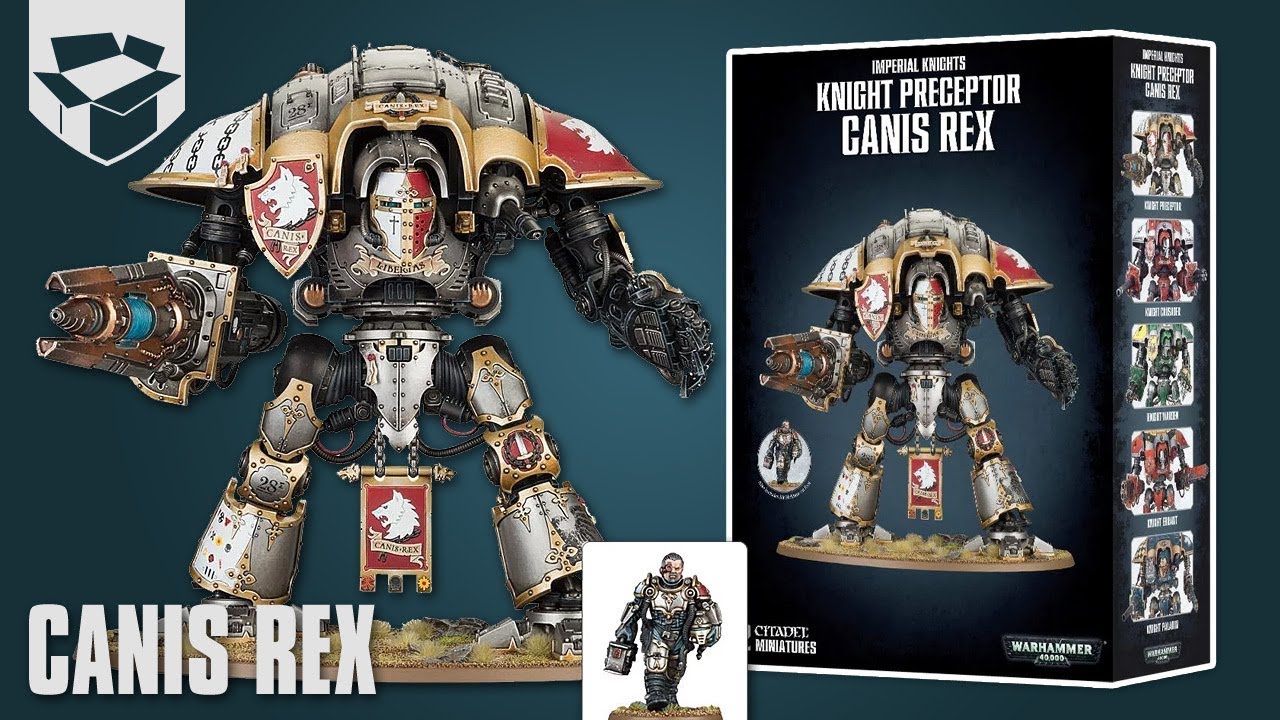 Анбоксинг - Knight Preceptor Canis Rex - YouTube