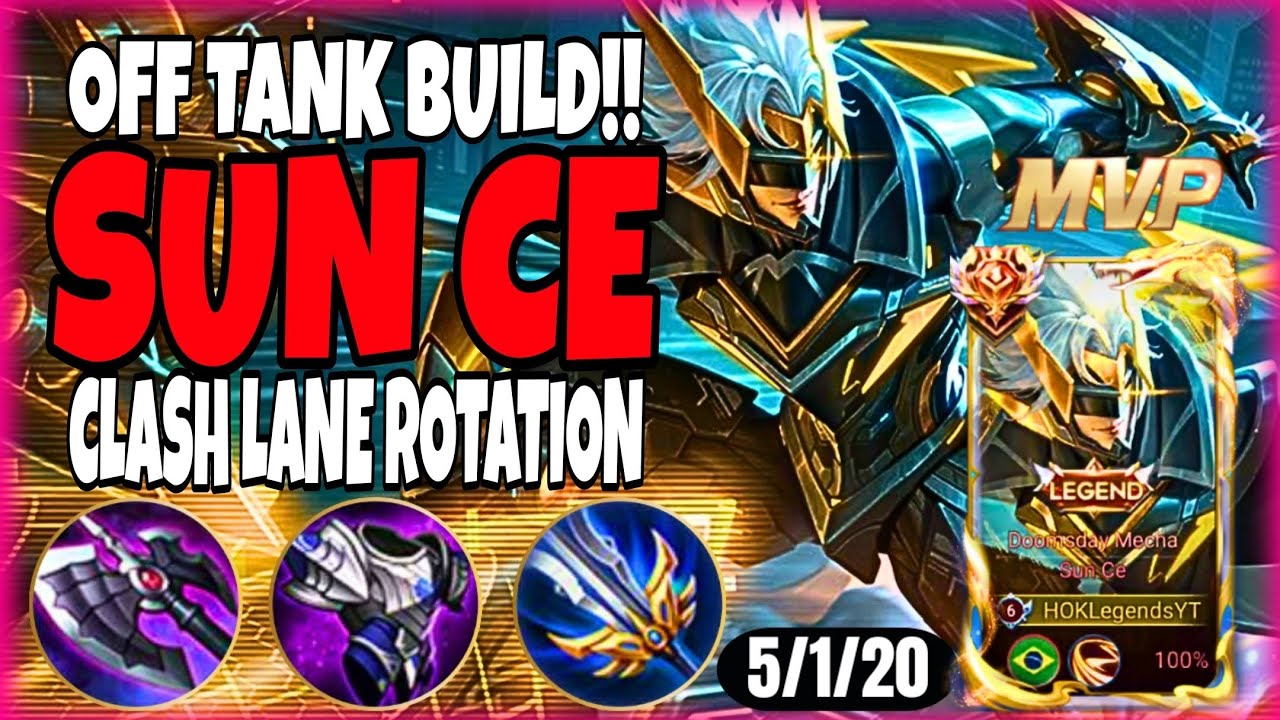 SUN CE NEW DAMAGE BUFF IS AMAZING!! | SUN CE HONOR OF KINGS - RANK S7 ...
