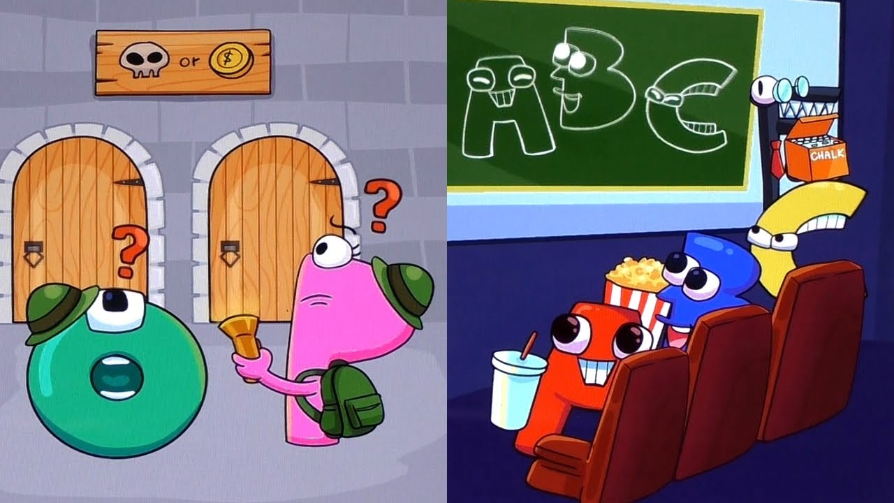 Alphabet DOP Lore | who's behind the door - YouTube