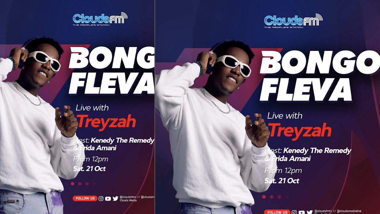 LIVE: Treyzah Amedondoka Mjengoni Ndani Ya Bongo Fleva Ya Clouds Fm - YouTube