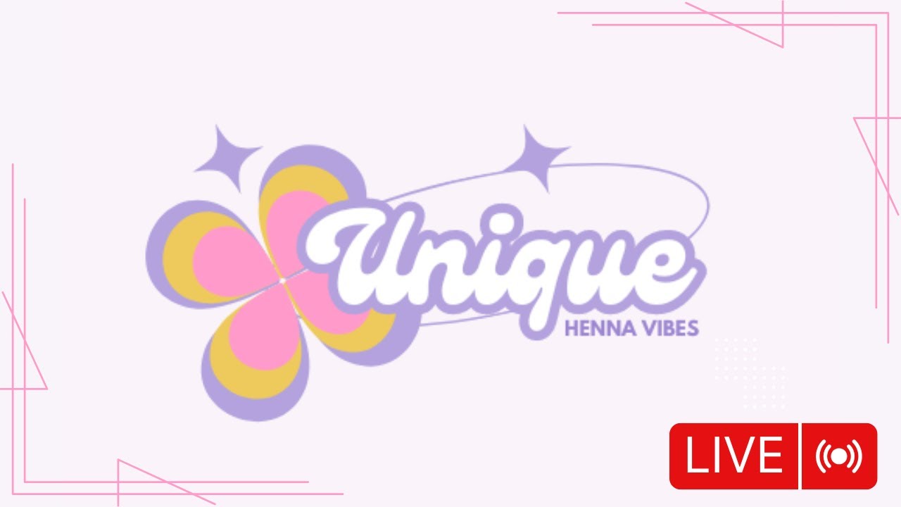 🔴 Live : Unique Henna Vibes - YouTube