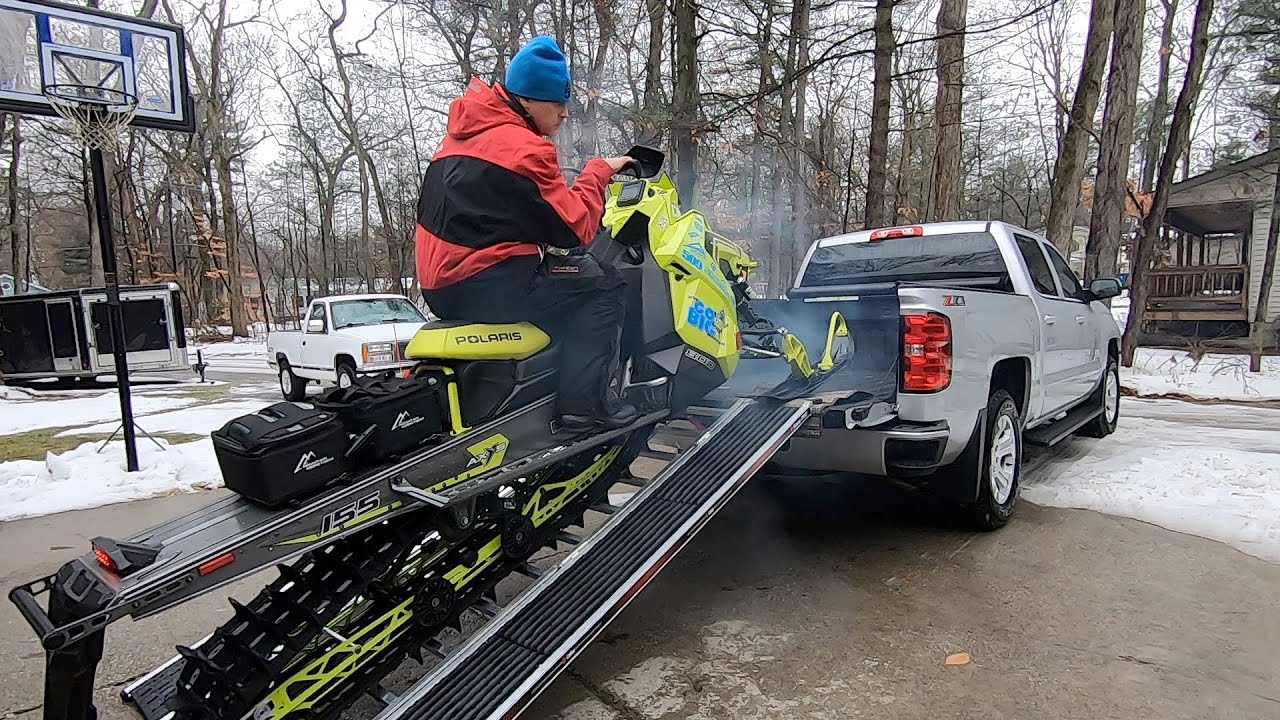 Caliber Ramp Pro 2 0 Snowmobile Ramp - YouTube