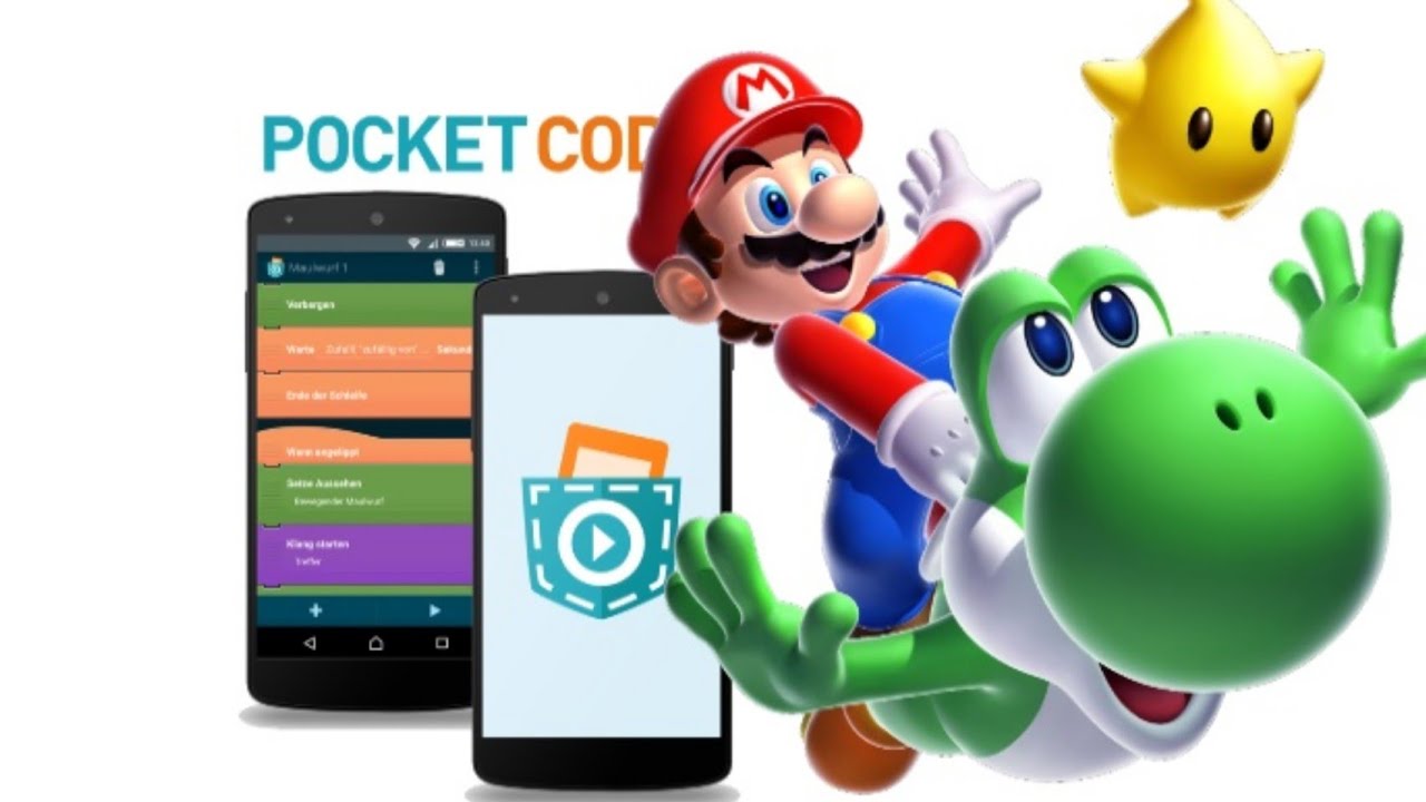 recriei o super mario bross no pocket code - YouTube