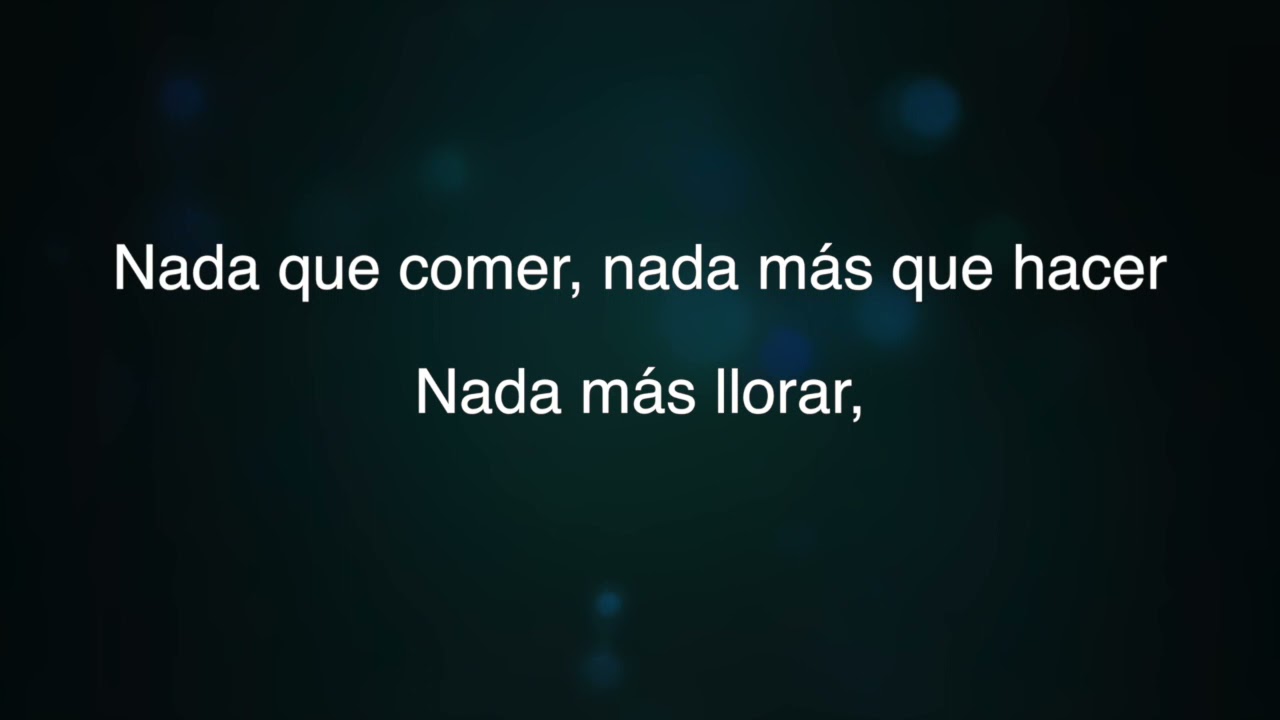 Musical Anita esto no es vivir esto es infernal letra - YouTube