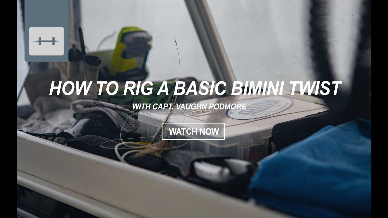 HOW TO RIG A BASIC BIMINI TWIST - YouTube