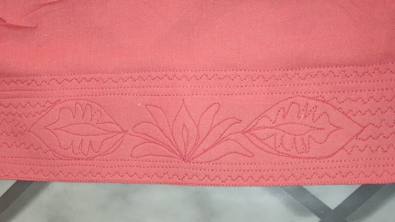 latest designer mohari/ pocha design and mohari stitching - YouTube