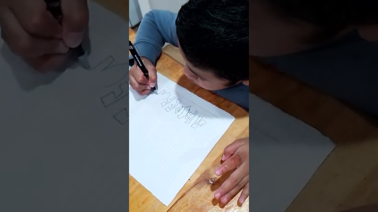 My 4 Year Old Writing His Alphabet YouTube My 4 Year Old Writing His Alphabet YouTube