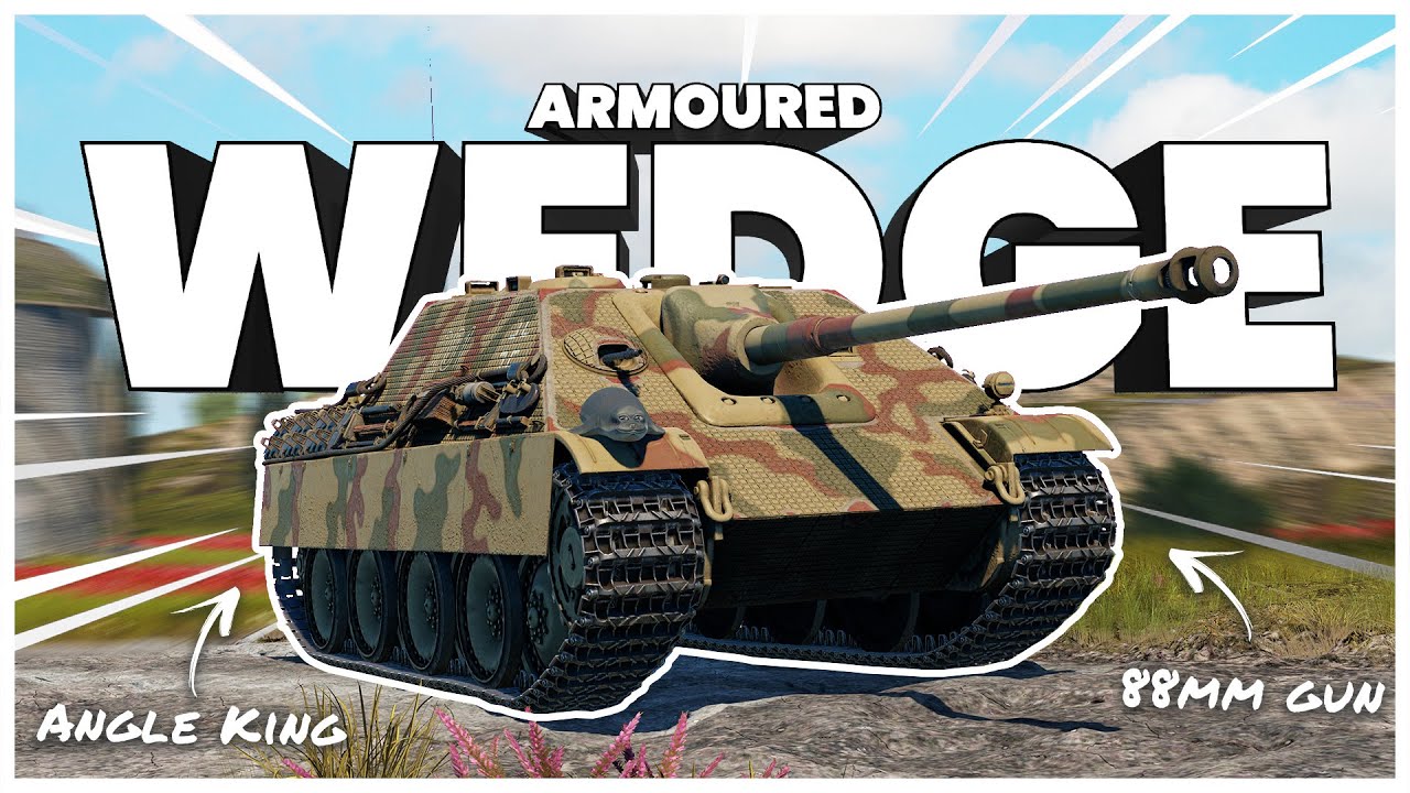 The Armoured WEDGE Tank Destroyer (War Thunder Jadgpanther G1) - YouTube