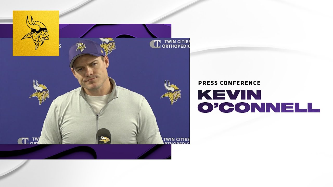 Kevin O'Connell on Injury Updates, Jordan Addison's Importance ...