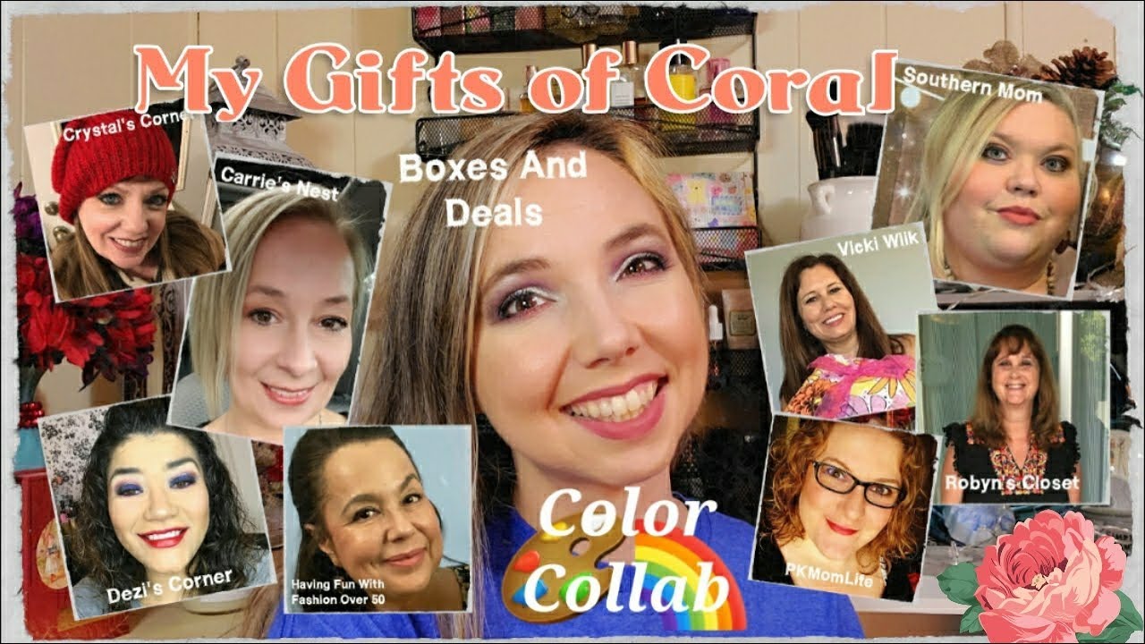 Color Collab January 2020 🌈 My Gifts of Coral! - YouTube