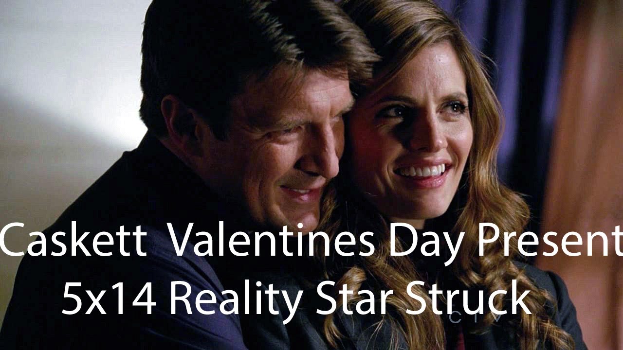 Castle - 5x14 'Reality Star Struck' End Scene Caskett Valentines Day ...