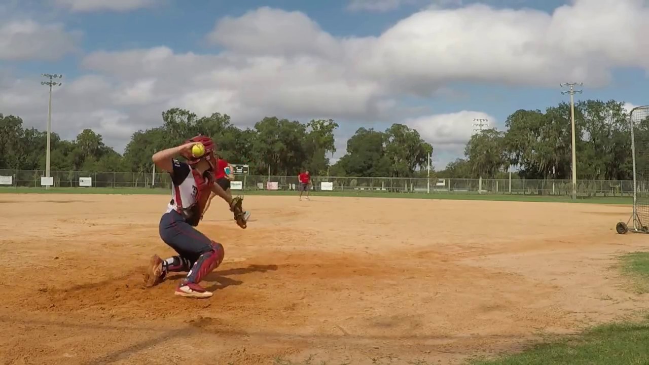Lydia Castro Class of 2021 Catcher/UT, Lithia, FL - YouTube