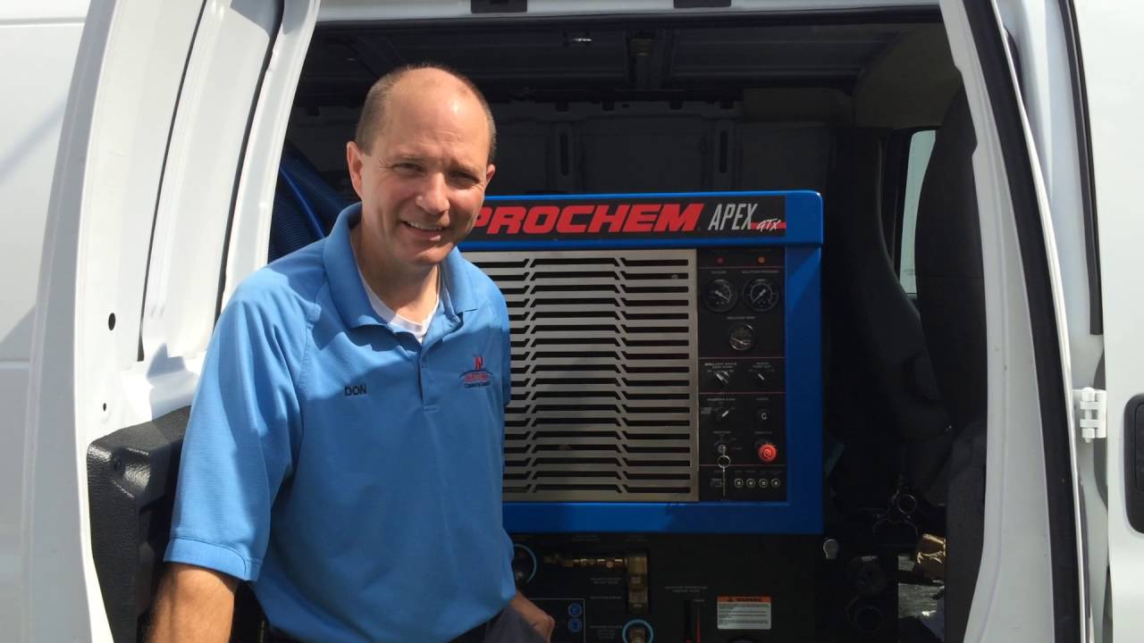 Prochem Apex GTX Truckmount Install For National Cleaning's Don - YouTube