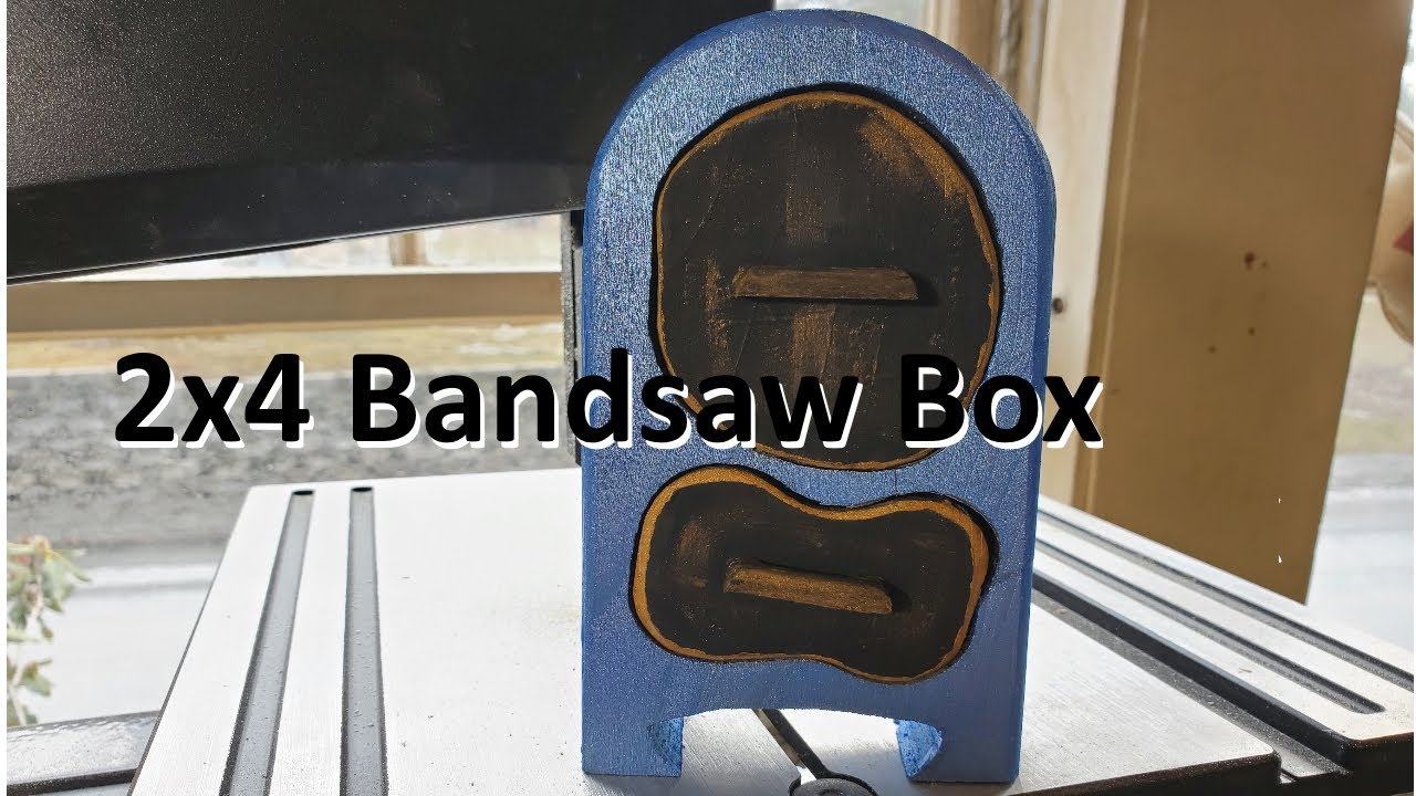 David Picciuto inspired band-saw box - using a 2x4 - YouTube