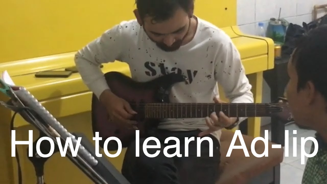 របៀប Ad-lip guitar solo - YouTube
