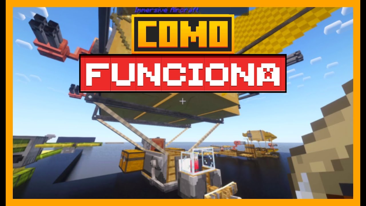 CÓMO FUNCIONA el BIPLANO en MINECRAFT con el MOD AIRCRAFT IMMERSIVE ...