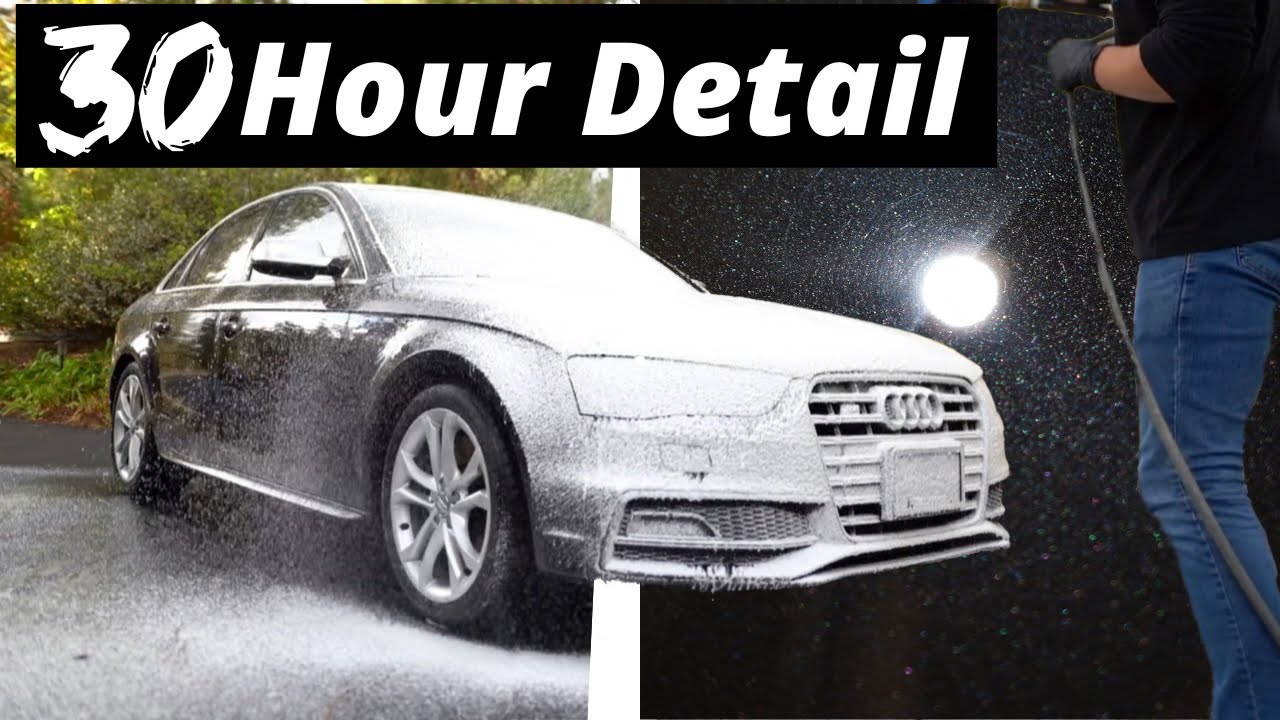 Full Detail On A Audi S4 - Wash, Polish & Ceramic Coating - YouTube