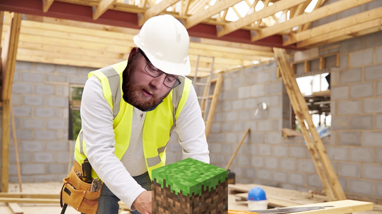 Minecraft, aber Mogi baut uns ein Haus - YouTube